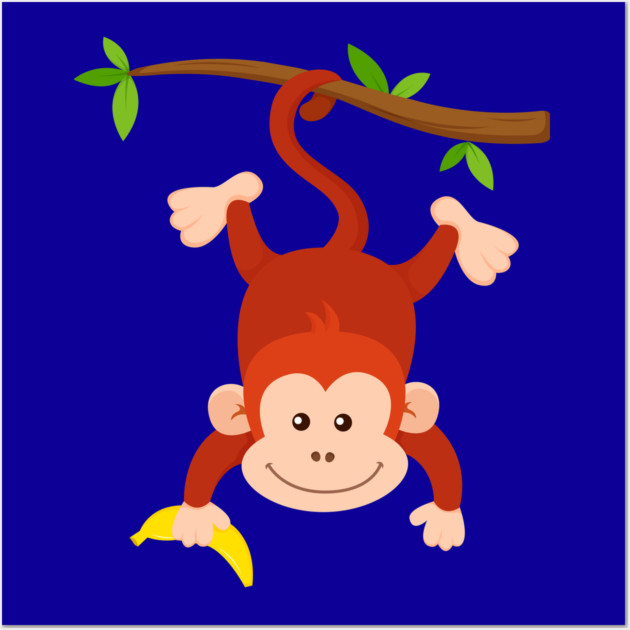 funny monkey wall art