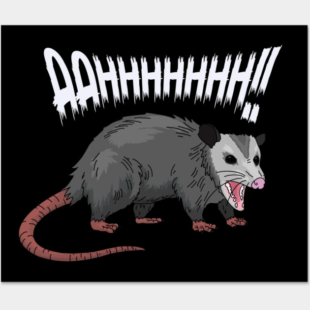 screaming possum vector
