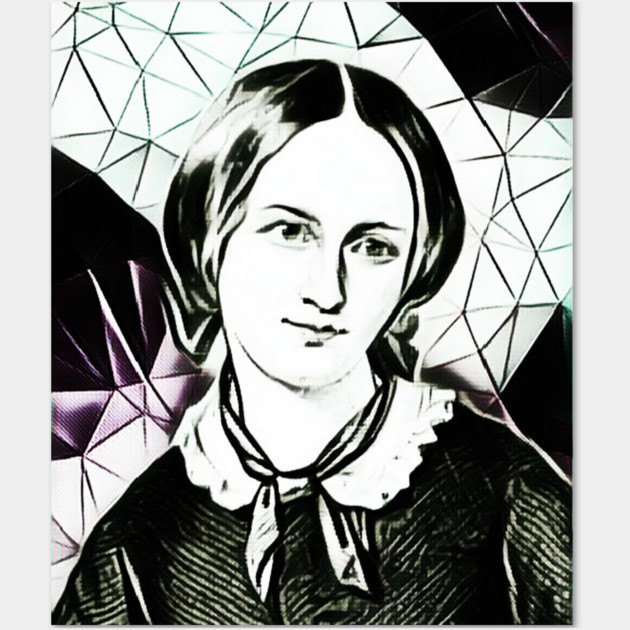 Emily Bronte Black and white Portrait | Emily Bronte Artwork 5 - Emily ...