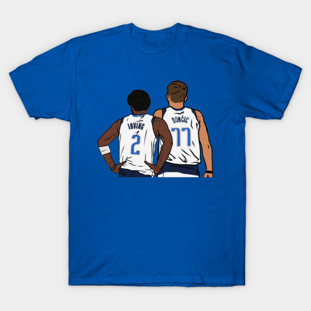 Kyrie and Luka Back-To - Dallas Mavericks - T-Shirt | TeePublic