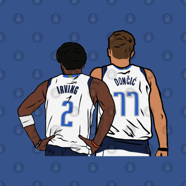 Kyrie and Luka Back-To - Dallas Mavericks - T-Shirt | TeePublic