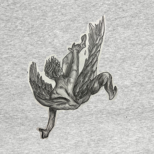 icarus falling sketch
