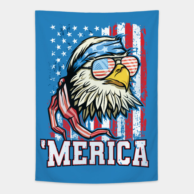 eagle with american flag shirt