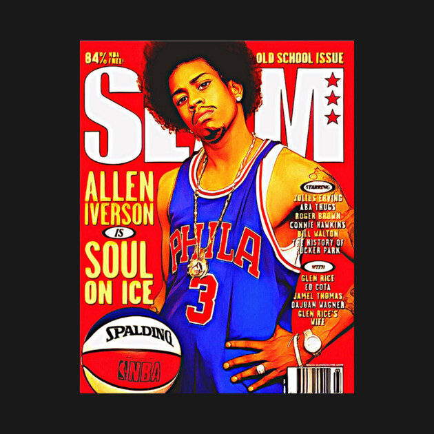 allen iverson slam magazine shirt