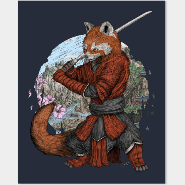 red panda print