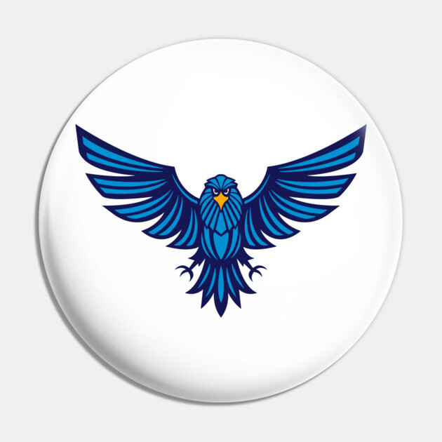 blue eagle head logo