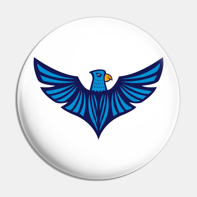 blue eagle face logo
