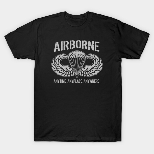 Army Airborne Paratrooper - Airborne - T-Shirt | TeePublic