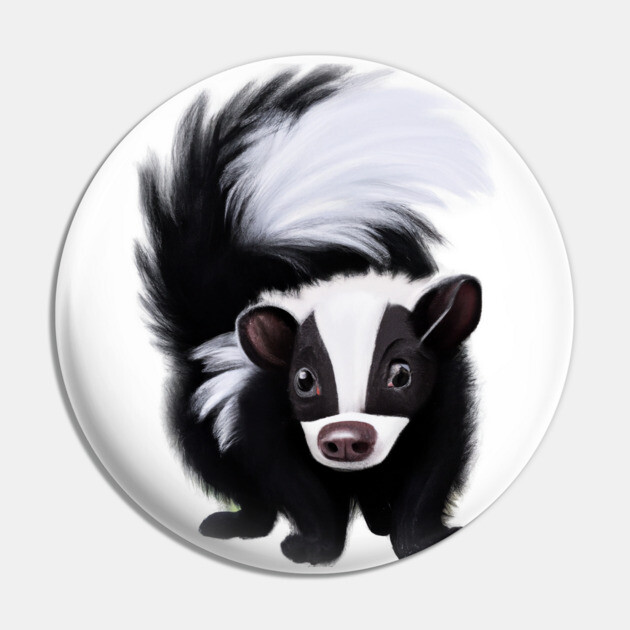 skunk drawing cute