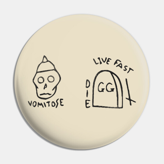 gg allin chest tattoos