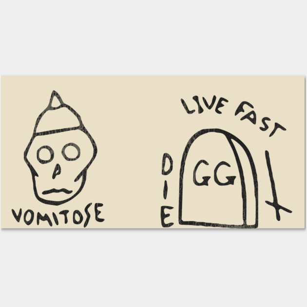 gg allin chest tattoos