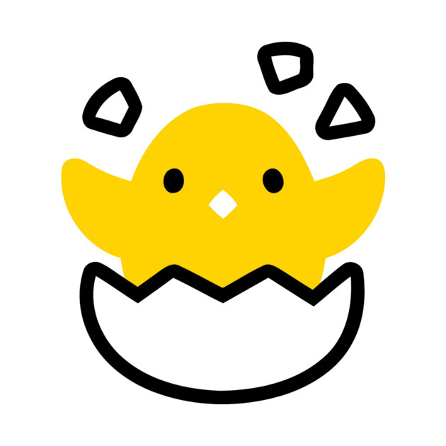 emoji hatching chick