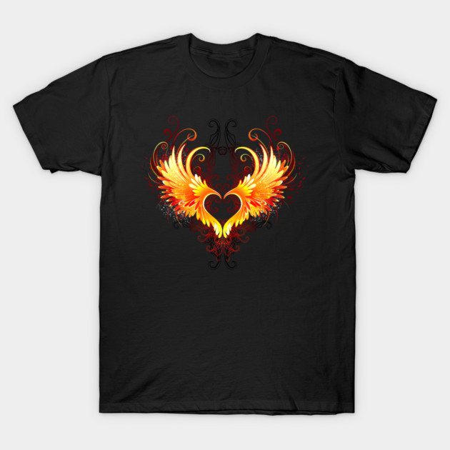 heart wings fire