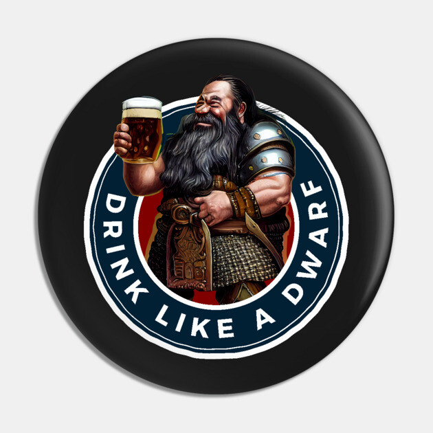 dwarf with pint