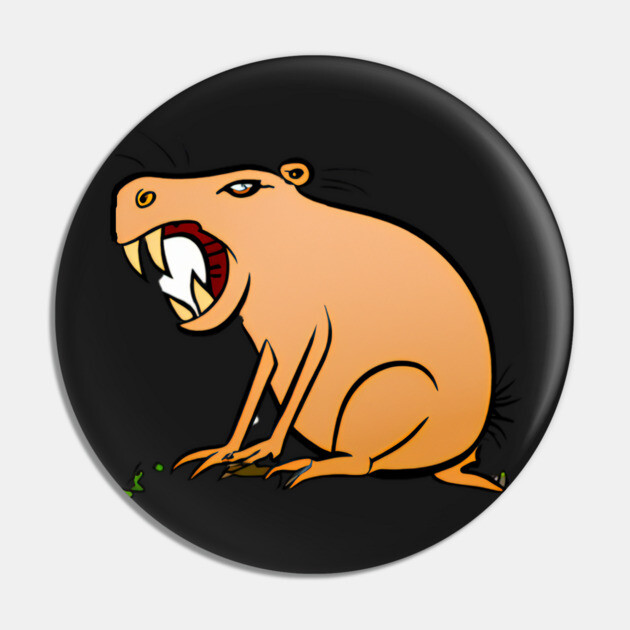 capybara cartoon open mouth