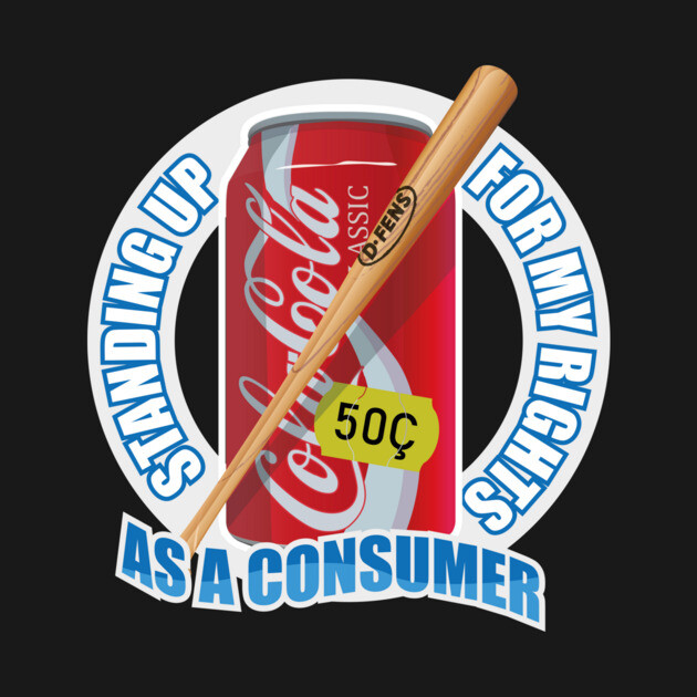 Standing up for my rights as a consumer - Falling Down - T-Shirt ...