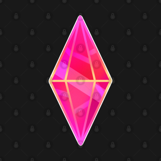 Pink plumbob sims 4 - Plumbob - Pin | TeePublic