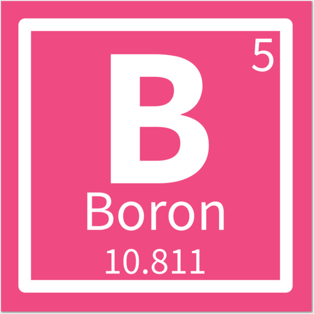 boron element periodic table