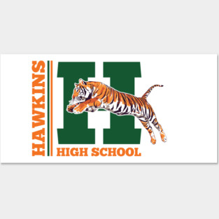 Stranger Things Hawkins High School Posters and Art Prints for Sale ...