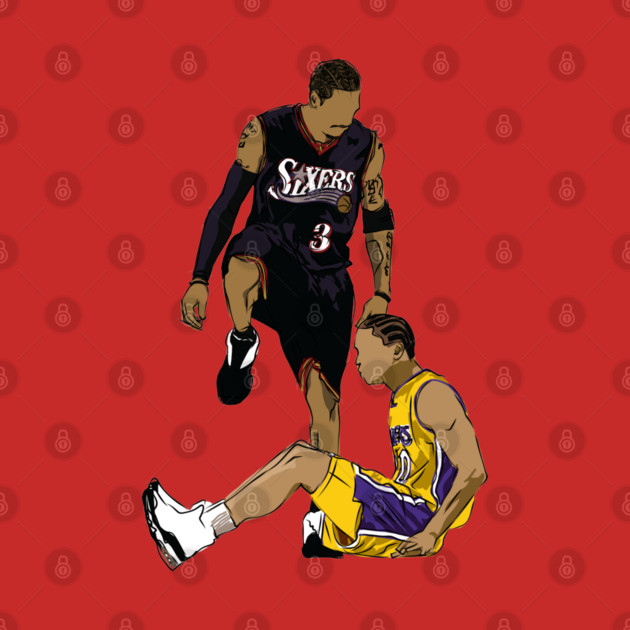 Allen Iverson Step Over Sketch - Allen Iverson - T-Shirt | TeePublic