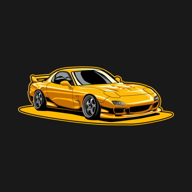 MAZ DA RX7 jdm illustration - Supra - Pin | TeePublic