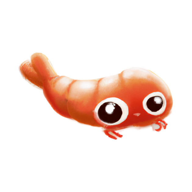 shrimp drawing