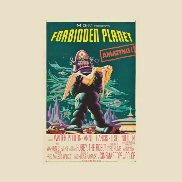 forbidden planet poster