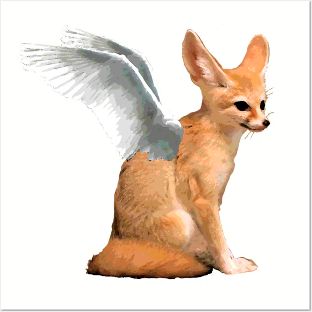 winged fox art