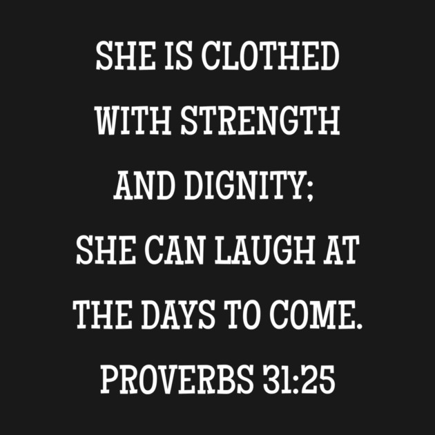 proverbs 31 25 niv