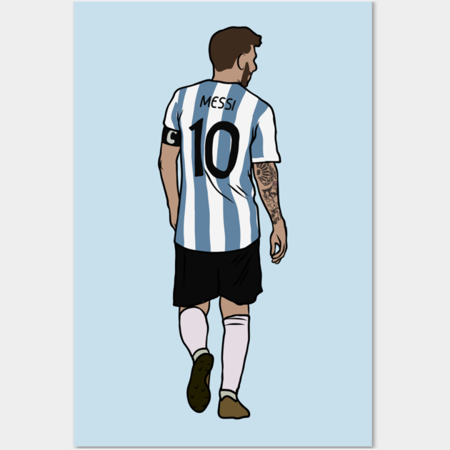 messi drawing easy back