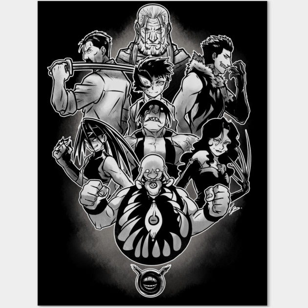 full metal alchemists brotherhood all homunculus