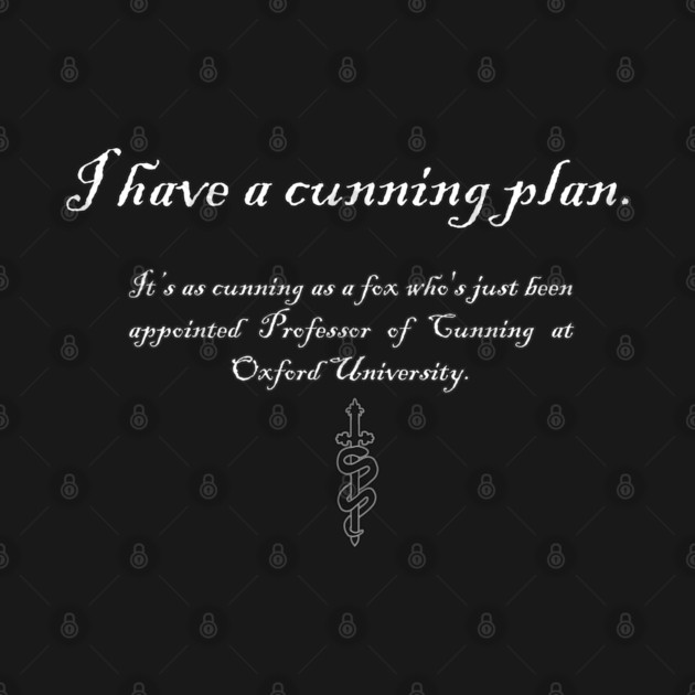 cunning plan blackadder