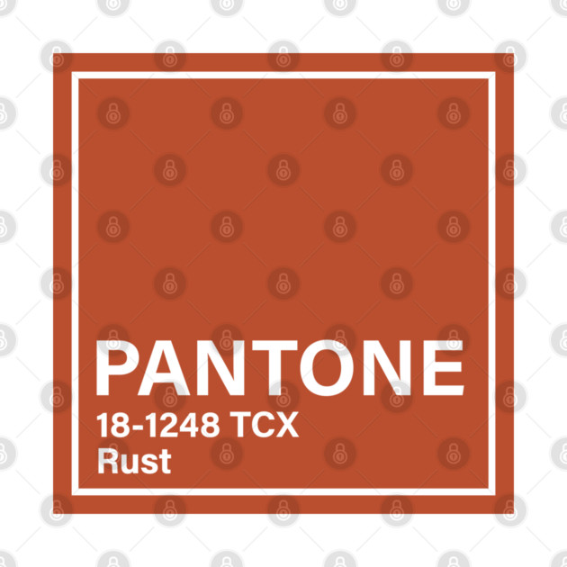 rust pantone color code