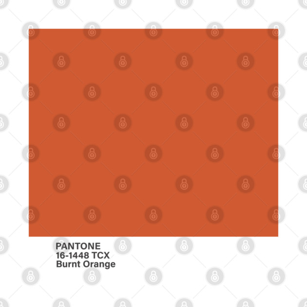 burnt orange pantone solid coated