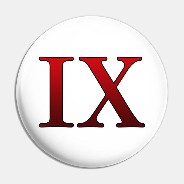 roman numerals 9