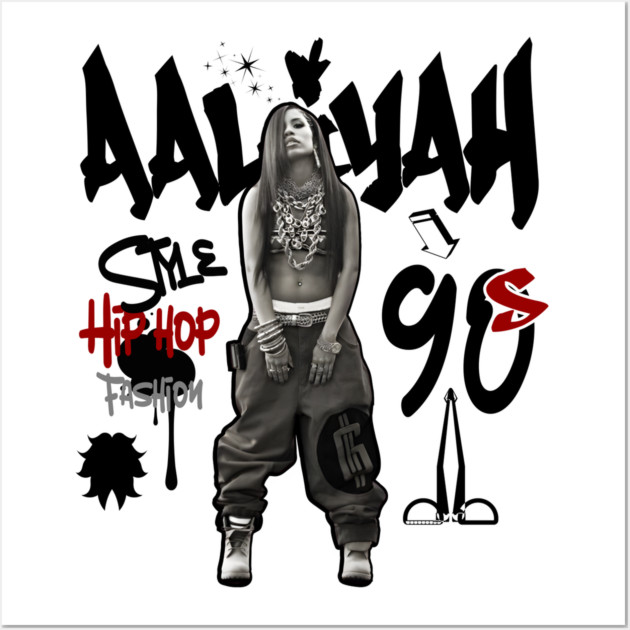 aaliyah wall poster