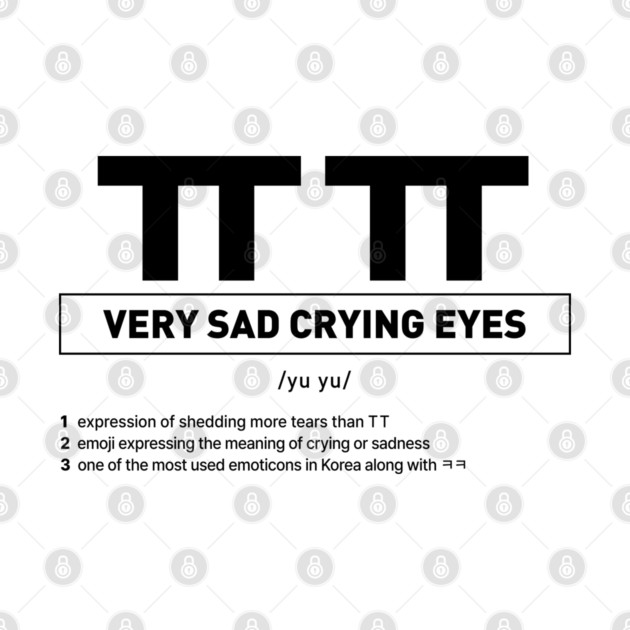 what eye means sad tears