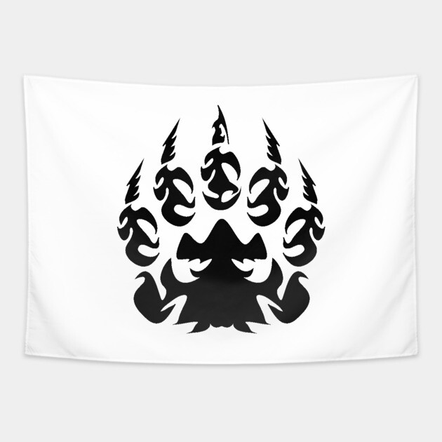 native bear paw print