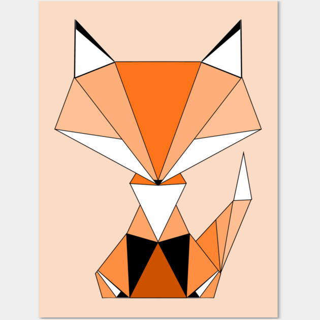 fox triangle art