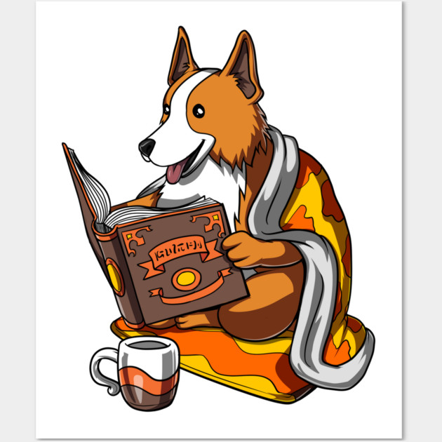 reading corgi