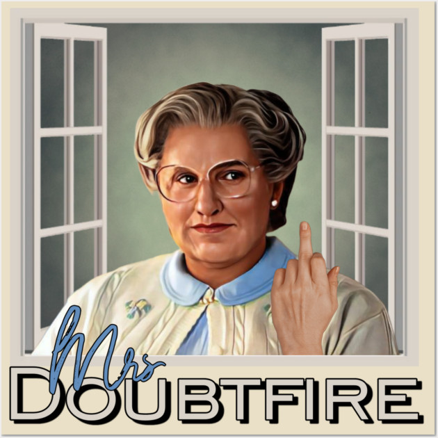mrs doubtfire signed poster
