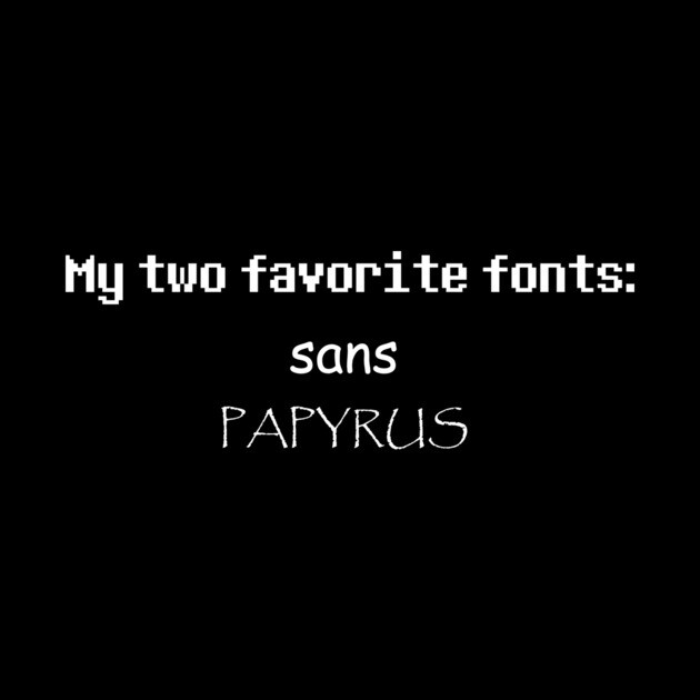 what font does papyrus use