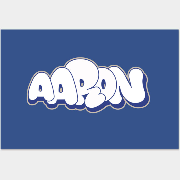AARON Bubble letters graffiti style - Graffiti Letters - Posters and ...