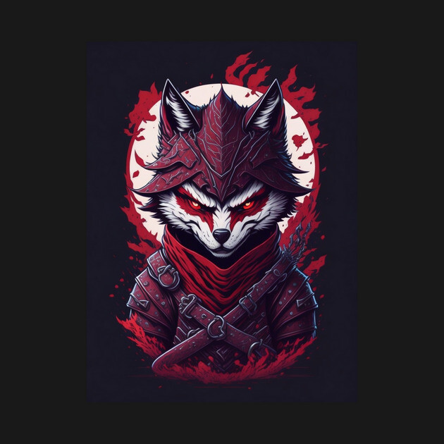 dark ninja wolf