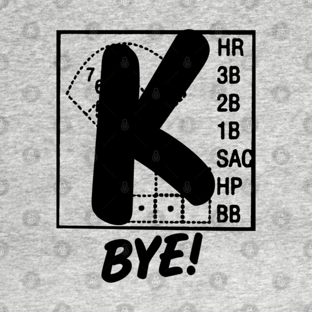 baseball strikeout k