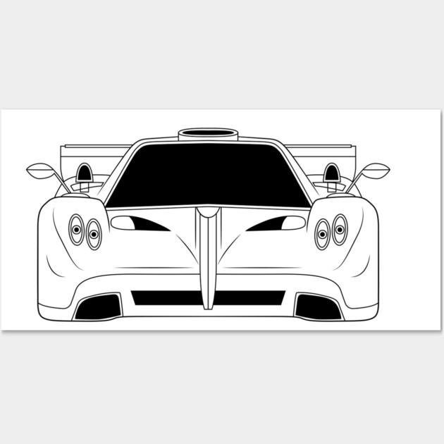 pagani car coloring pages