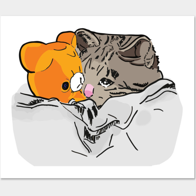 crying kitten drawing