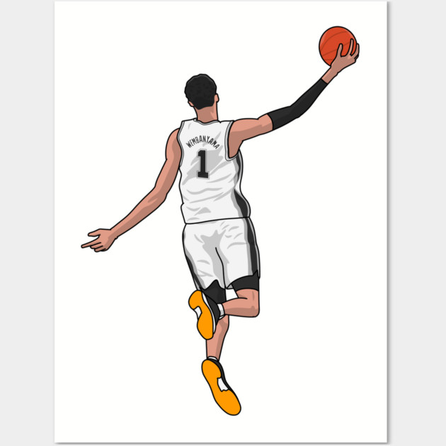 Wemby dunk - Victor Wembanyama - Posters and Art Prints | TeePublic