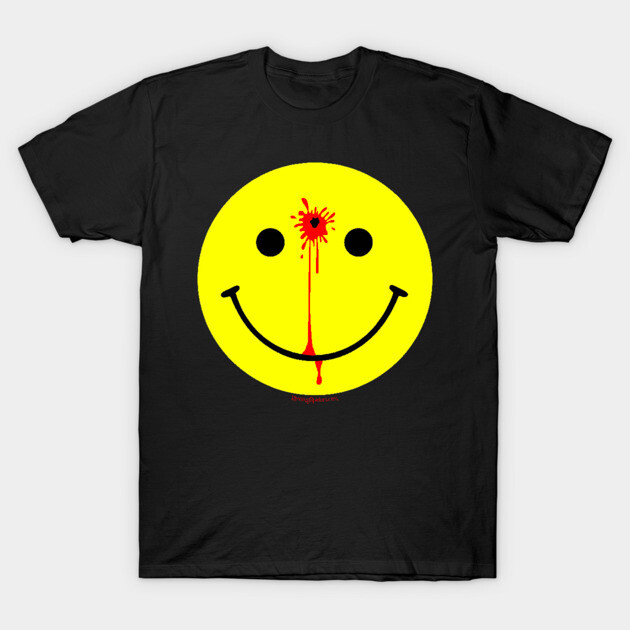 Smiley Face with a Bullet Hole - Have a Nice Day - Smiley Face - T ...