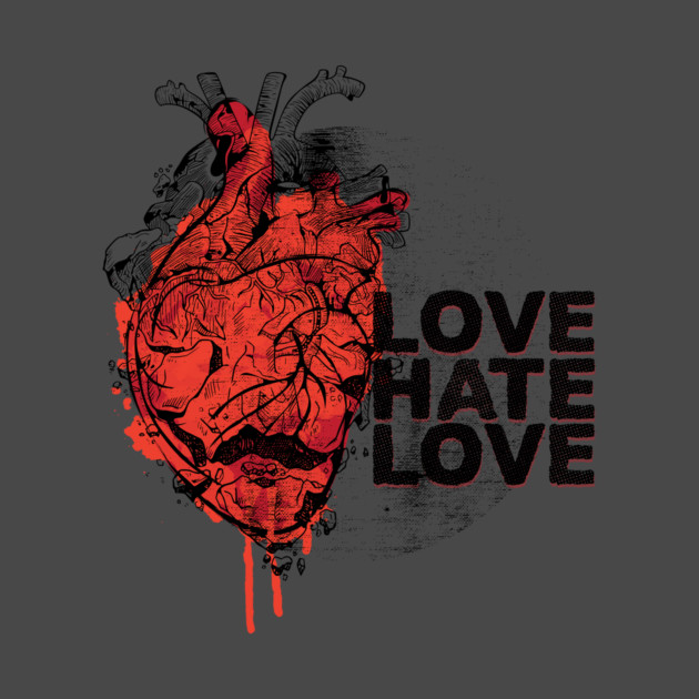 love hate heart